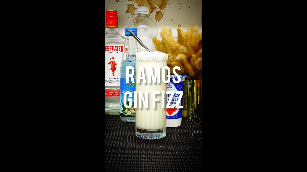How to make a Ramos Gin Fizz cocktail at home (recipe) - YouTube