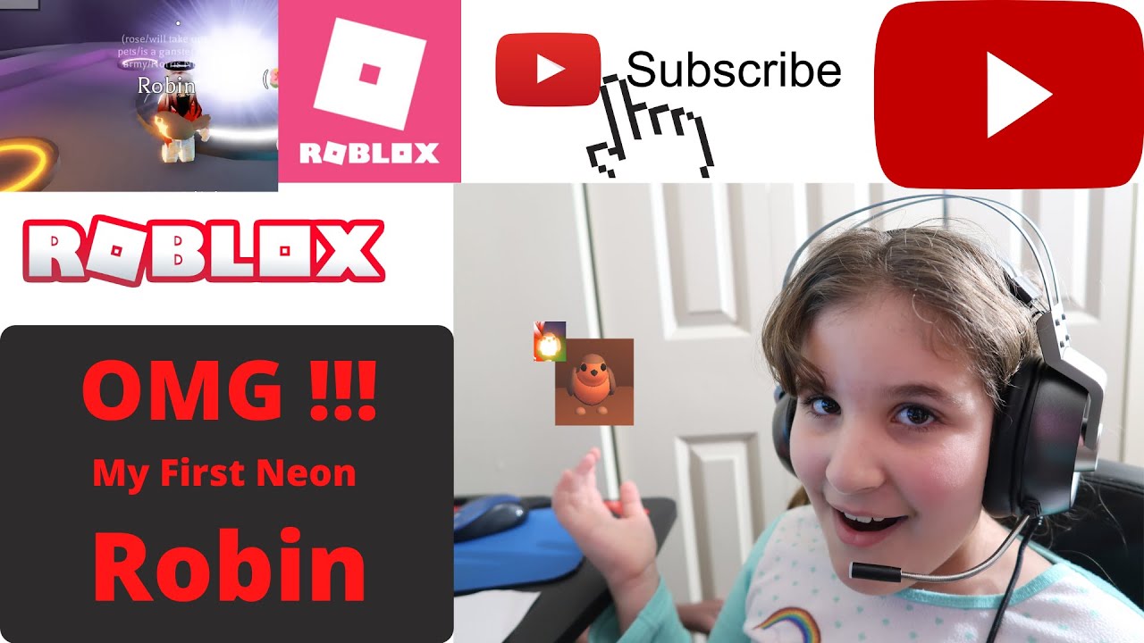 Neon Robin !!!! yes making my first neon robin. Roblox Adopt Me!! - YouTube