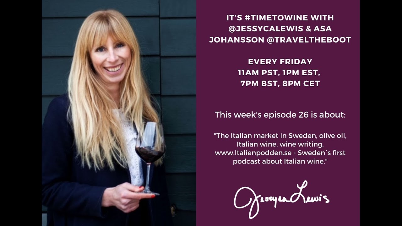 It's #Timetowine with Jessyca Lewis @JessycaLewis & Asa Johansson - YouTube