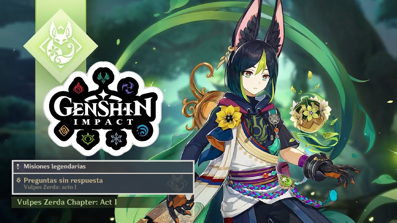 Vulpes Zerda: acto I [Gameplay] Genshin Impact (Aventura Completa ...