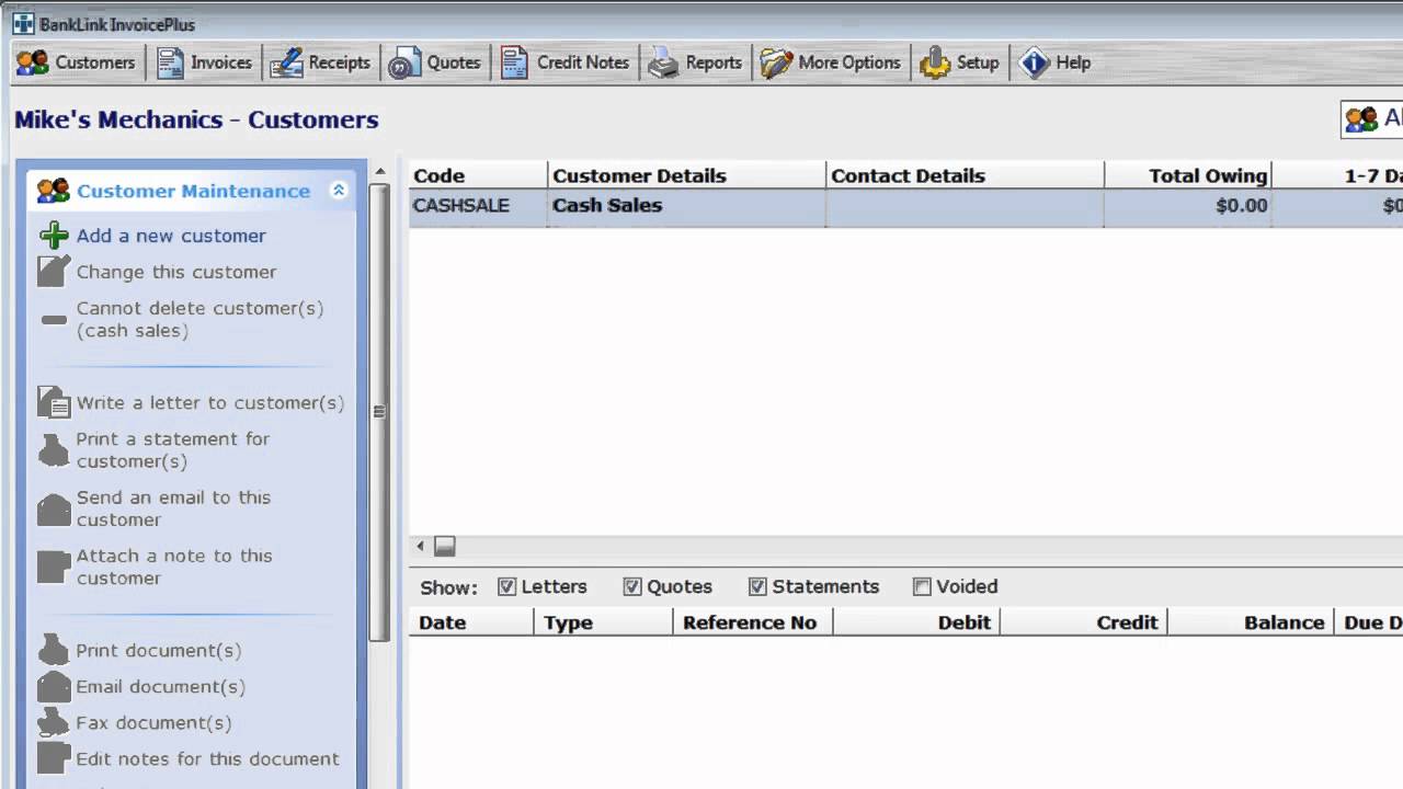 Banklink Invoice Plus - Adding items - YouTube