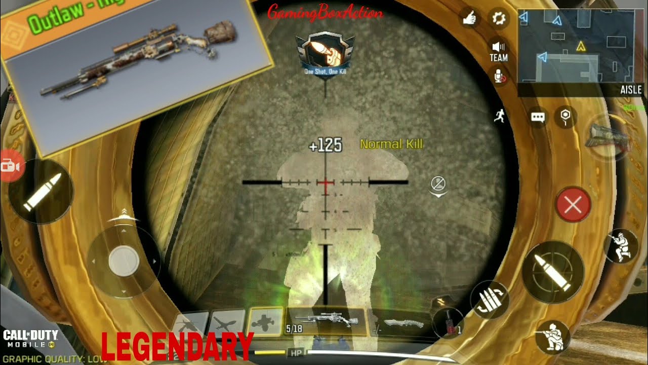 *NEW*BEST SNIPER|| LEGENDARY-OUTLAW in call of duty mobile || - YouTube