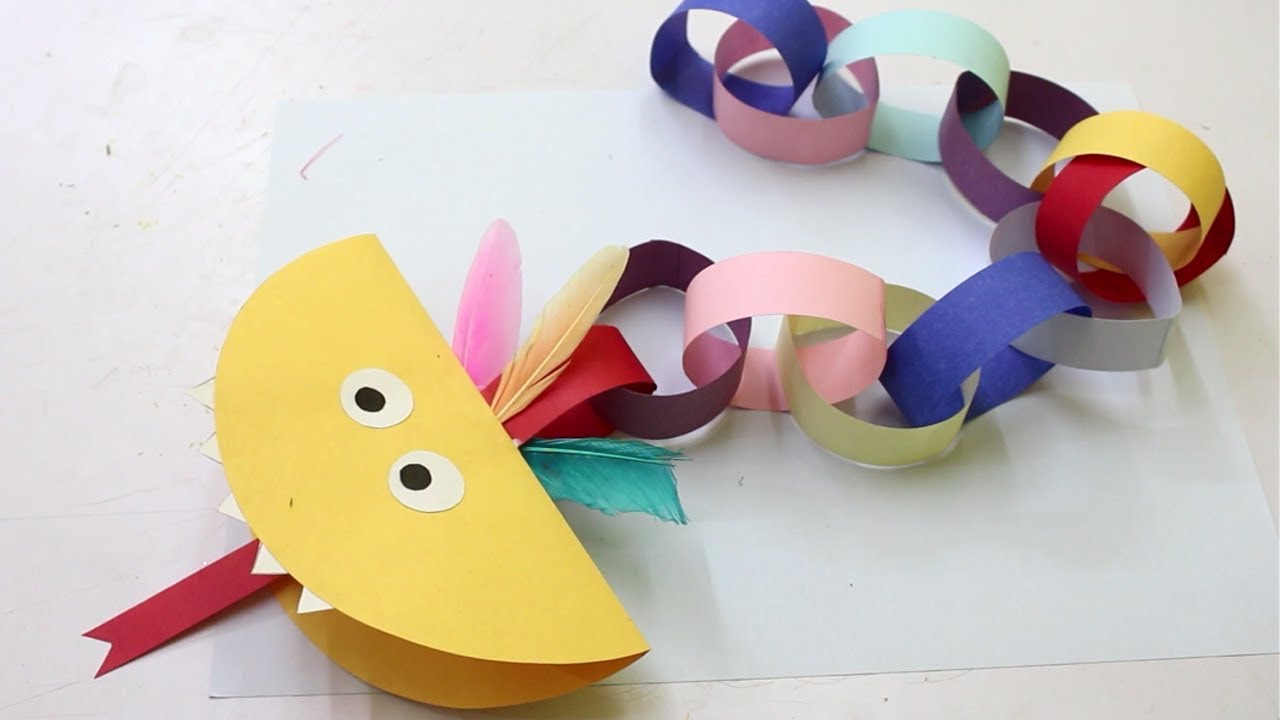 How To Make Paper Snake - Colorful Snake | Spiral Snake Making Idea ...
