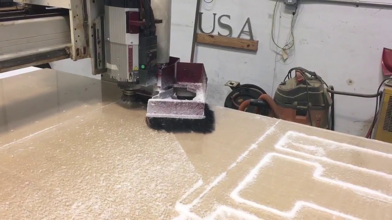 AXYZ Model 4008 CNC Router - YouTube