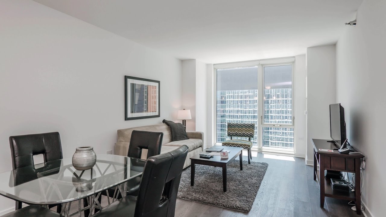 Furnished 1 Bedroom in the Chicago Loop by Suite Home Chicago - YouTube