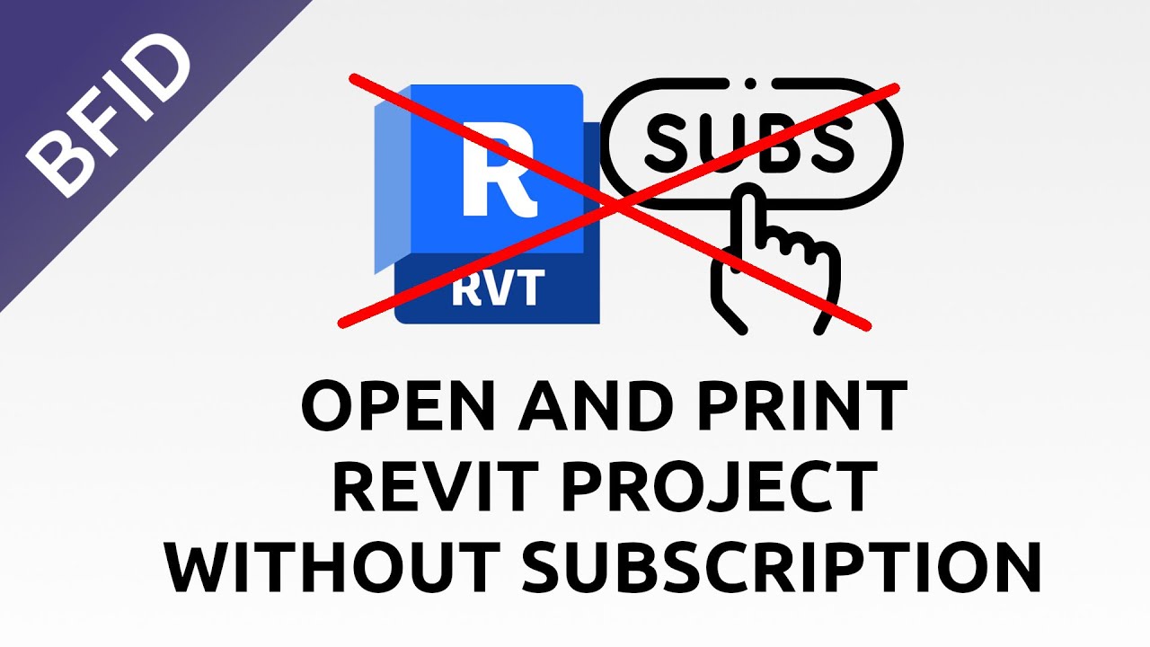 Revit Viewer Mode: Print Revit Project and Convert to IFC without ...