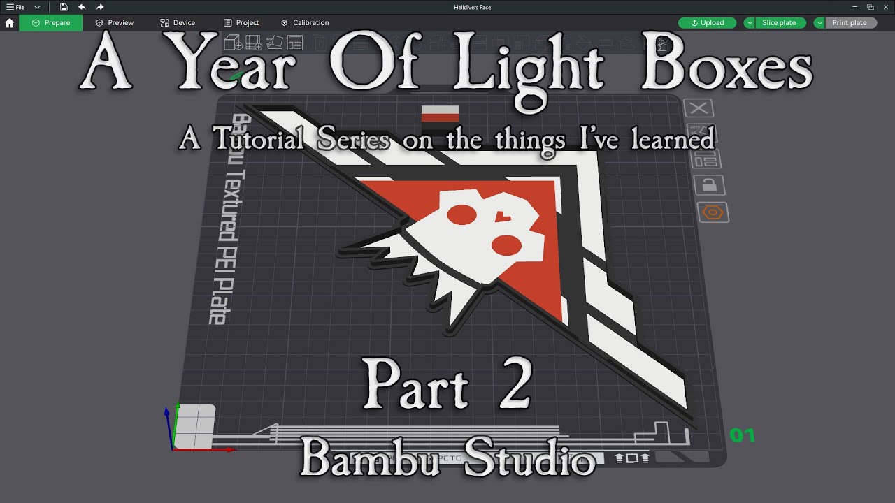 A Year of Light Boxes: Bambu Studio - YouTube