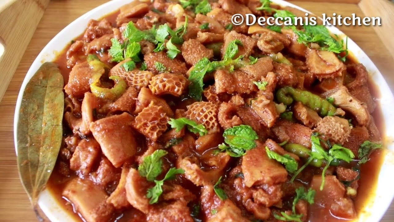 Hyderabadi Boti ka Salan Recipe ||Goat Intestine curry - YouTube