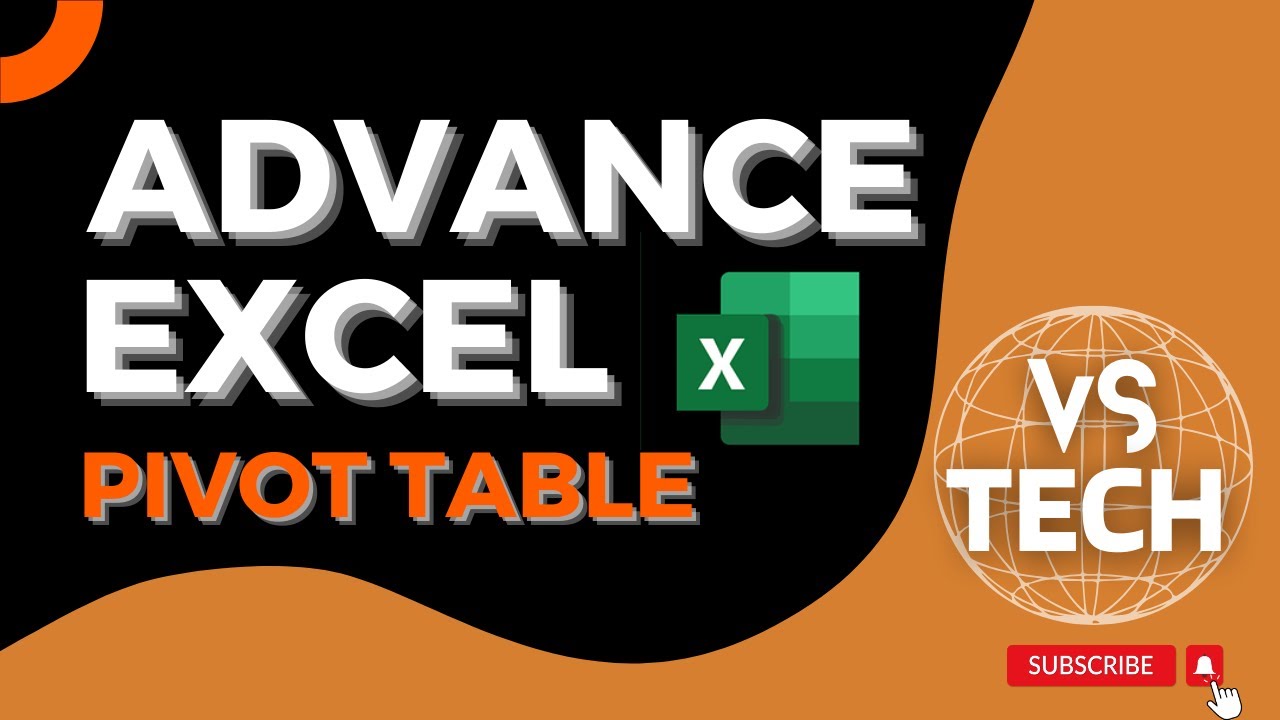 Advance Excel - Pivot Table - YouTube