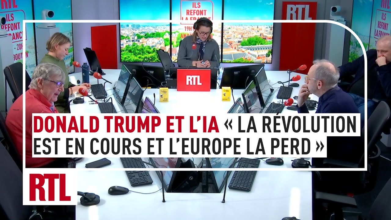 Donald Trump et l'IA : "La révolution est en cours et l'Europe la perd ...