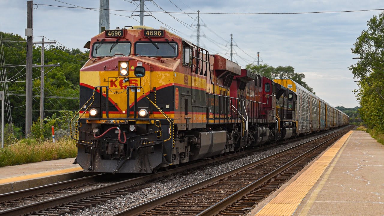 NS 30Q With KCS 4696 Leading And CP 7012 Trailing! 9/24/22 - YouTube