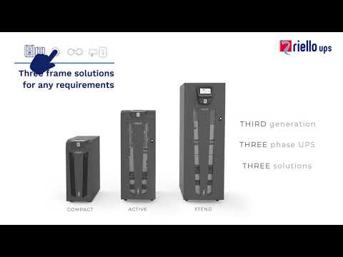 Riello UPS - Sentryum S3T UPS trifasico de entrada y salida - YouTube