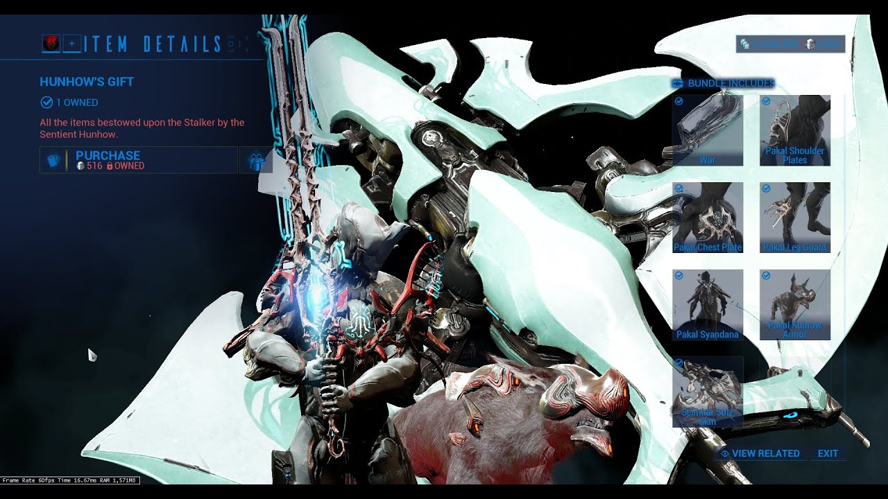 warframe lets look at Hunhow's gift - YouTube