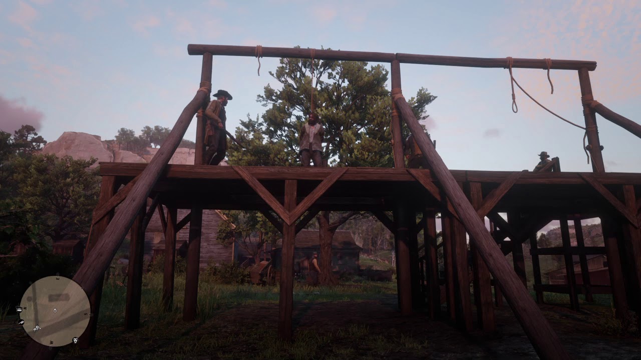 Red Dead Redemption 2 public execution - YouTube