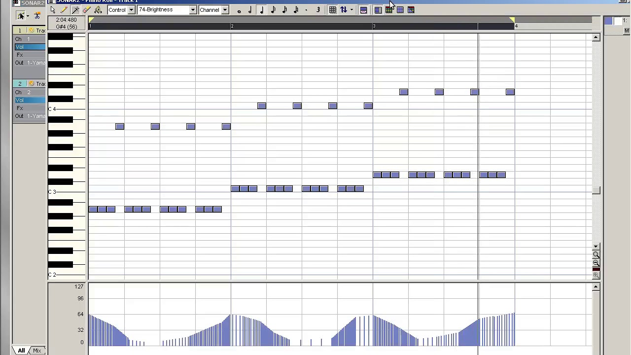 Magic of CC74-Brigtness XG controller with libADLMIDI - YouTube