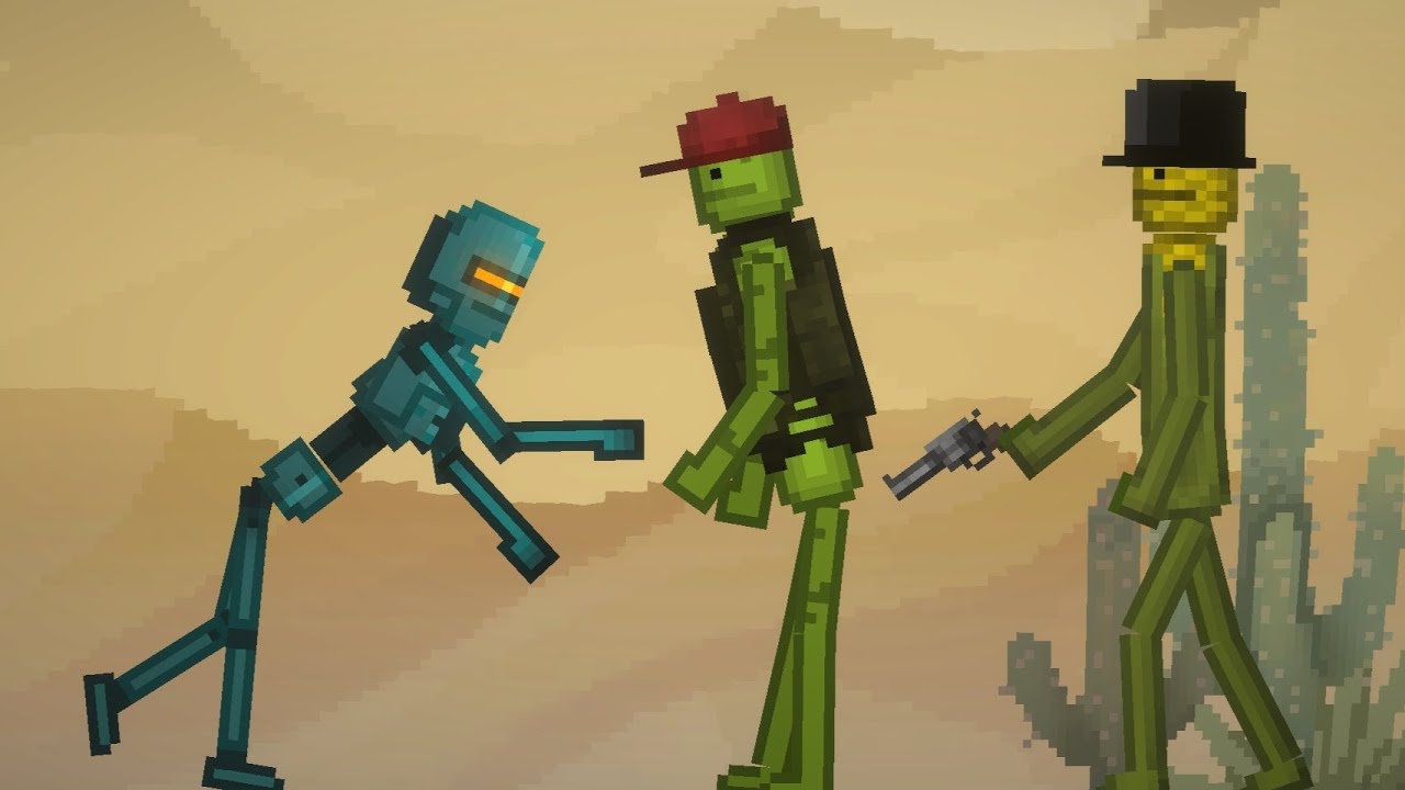 Robot attack 1 • melon sandbox - YouTube