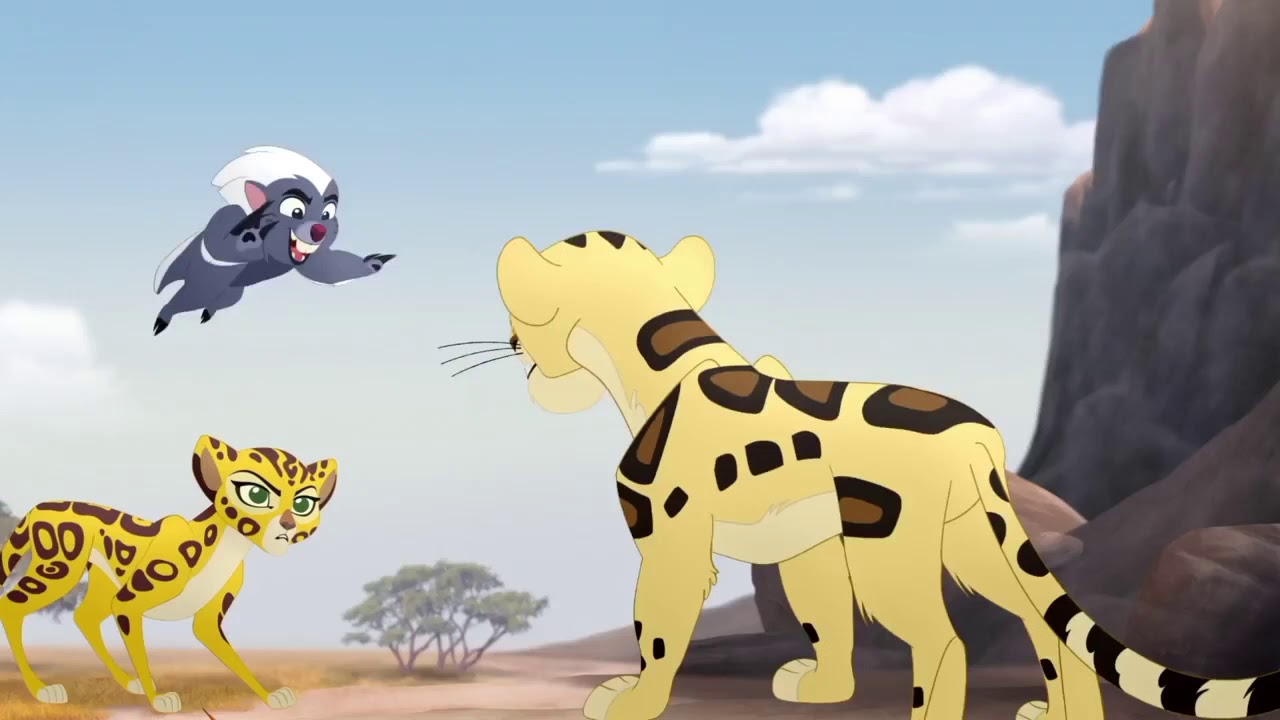 The Lion Guard The Golden Zebra - Makucha's Attack Scene [HD] - YouTube