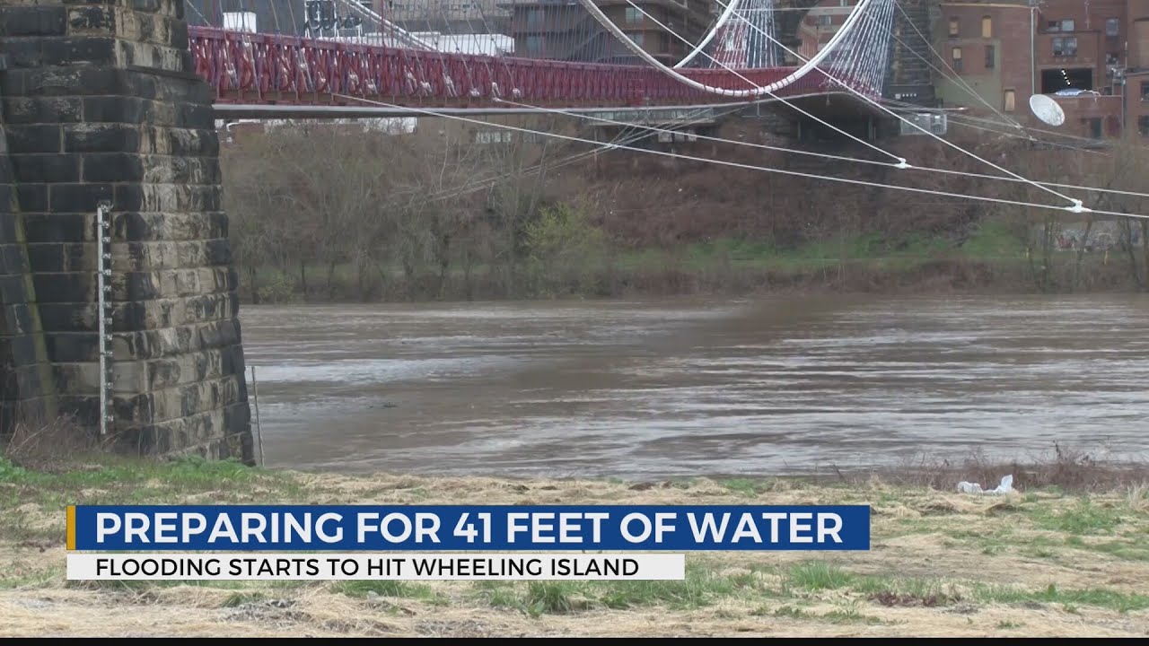 The Ohio River is officially in the flood range--the level just passed ...