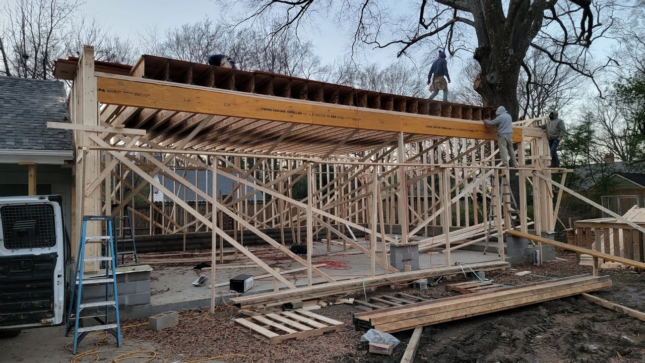 Monster Garage: Framing has begun - YouTube