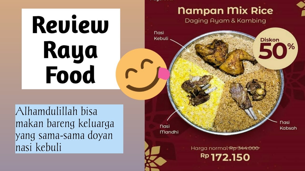Review Raya Food, Arabic Taste Rice....3 Rasa ...Mantaaap... - YouTube