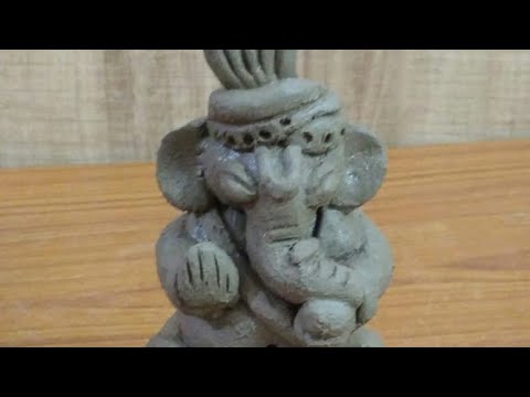#eco-friendly Ganesha making at home part-1/ easy Ganesha making at ...