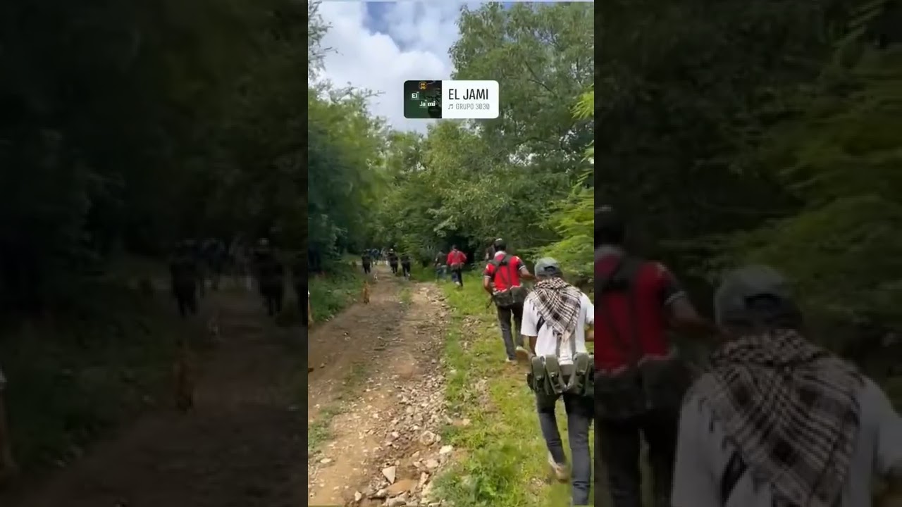 Cartel Members On a Training Hike In Mexico - YouTube