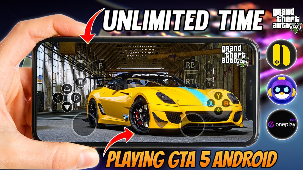Tried New Indian Cloud Gaming App to Play Gta 5 😱 || Gta 5 Unlimited ...