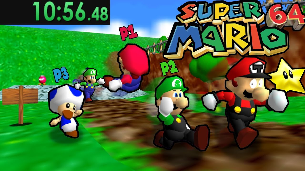 We Speedrun Super Mario 64... ONLINE (ft. @TheSB-64) - YouTube