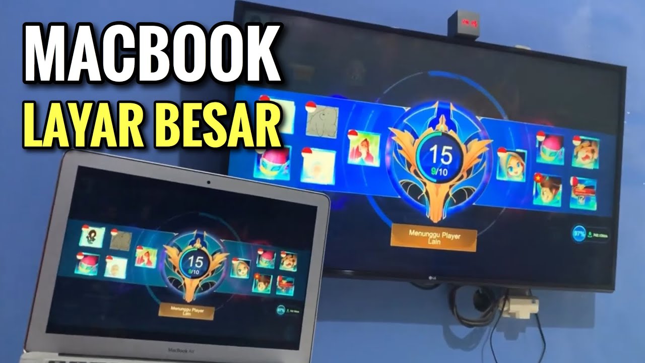 Cara Screen Mirroring Macbook ke TV || Memindahkan Layar Macbook Ke ...