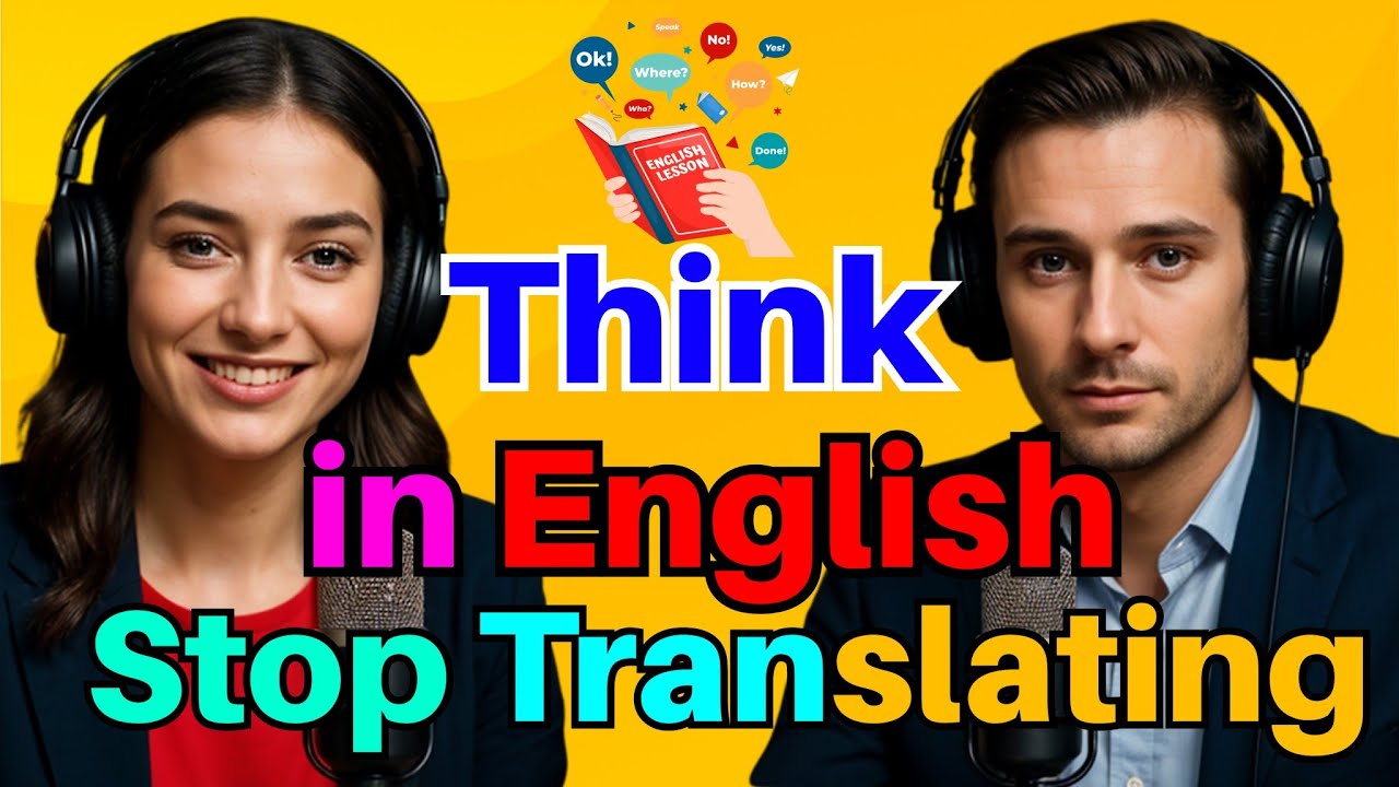 Think in English Stop Translating | Learn English quickly with podcast ...