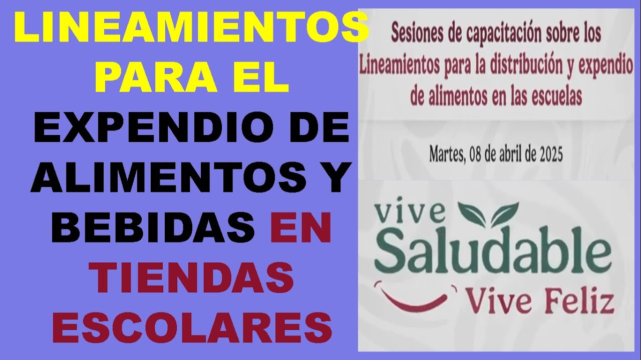 LINEAMIENTOS PARA EL EXPENDIO DE ALIMENTOS Y BEBIDAS EN TIENDAS ...