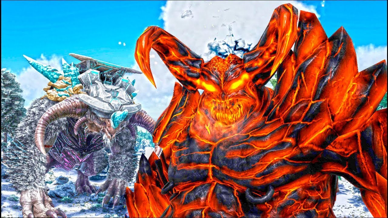Novo: FireTitan - A Extinção dos Dinossauros! Ark Genesis - YouTube