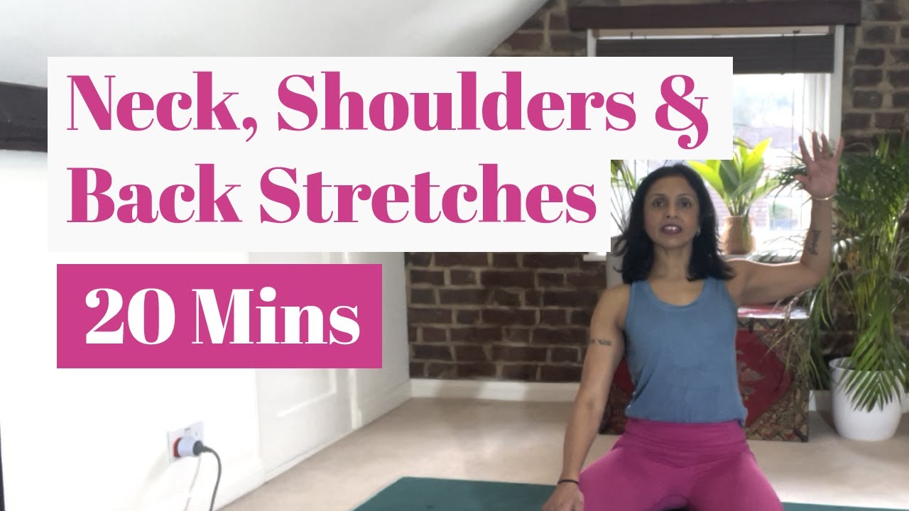 Neck, Shoulders & Back Stretches - YouTube