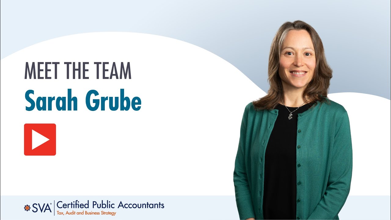 Meet Sarah Grube with SVA Certified Public Accountants - YouTube