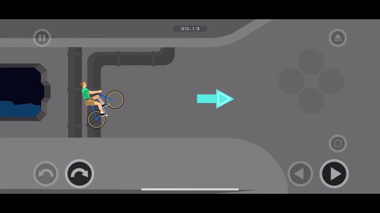 Floating Bike! || Flying Happy Wheels Hack - YouTube