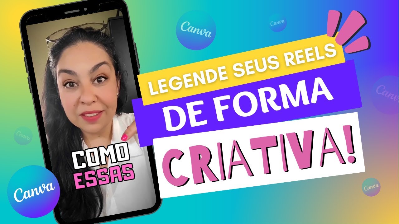 Aprenda a criar legendas criativas paras seus reels no Canva - YouTube