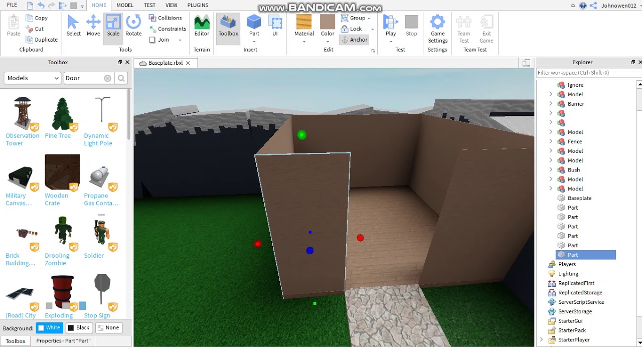 Roblox Studio | Part 5 | Making Cobblestone & Bushes - YouTube