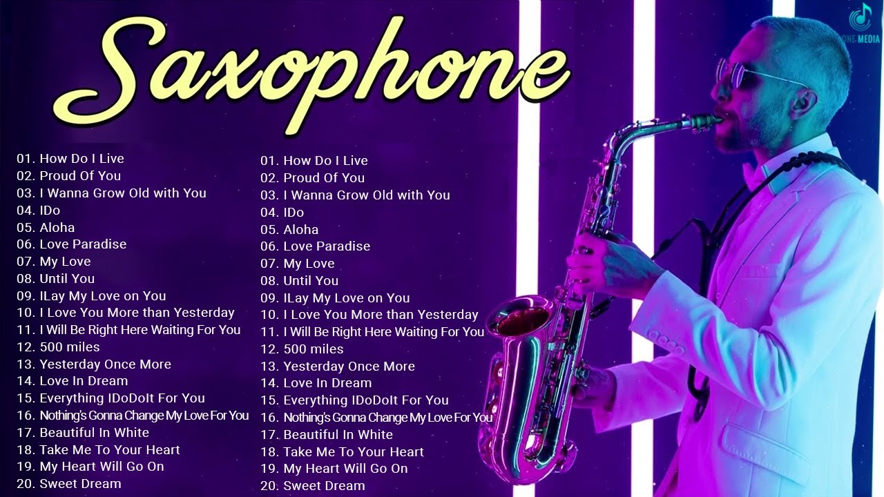 Piękna romantyczna muzyka instrumentalna - Romantyczne pieśni miłosne na saksofon instrumentalny ...