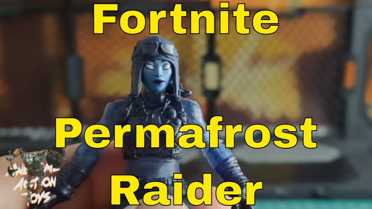 Permafrost Raider 1:18 scale Fortnite again figure from Jazwares ...