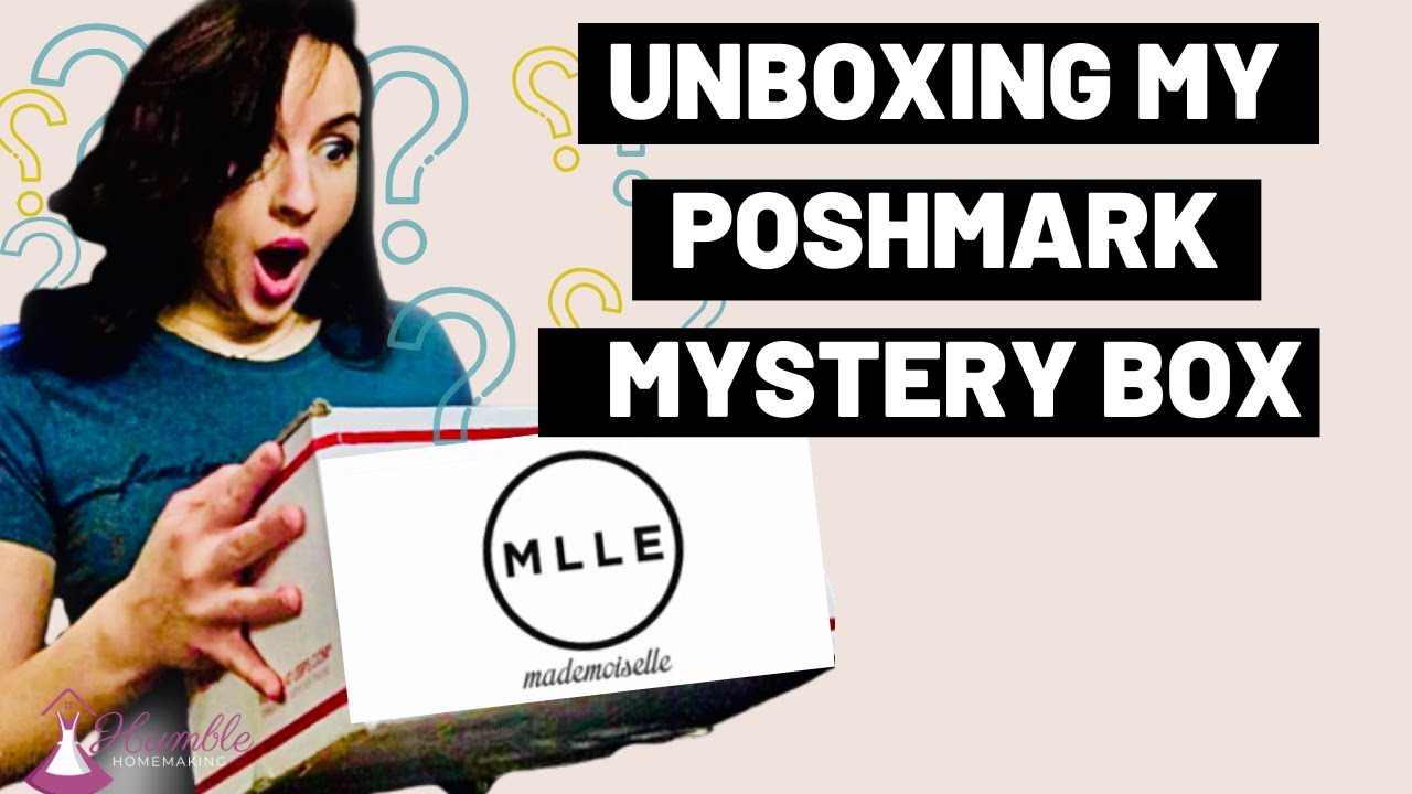 Poshmark MYSTERY BOX|Unboxing and TRY ON!|MLLE Mademoiselle store - YouTube