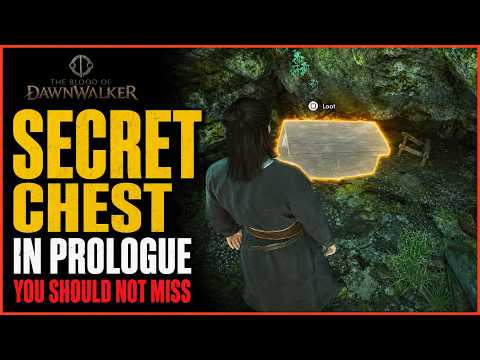 The Blood of Dawnwalker - Sturdy Battlesword Location, Secret Chest In The Prologue