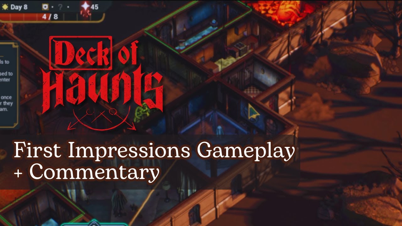 Deck of Haunts | 1st Roguelike Run! Evilmarie Haunted House Simulator ...