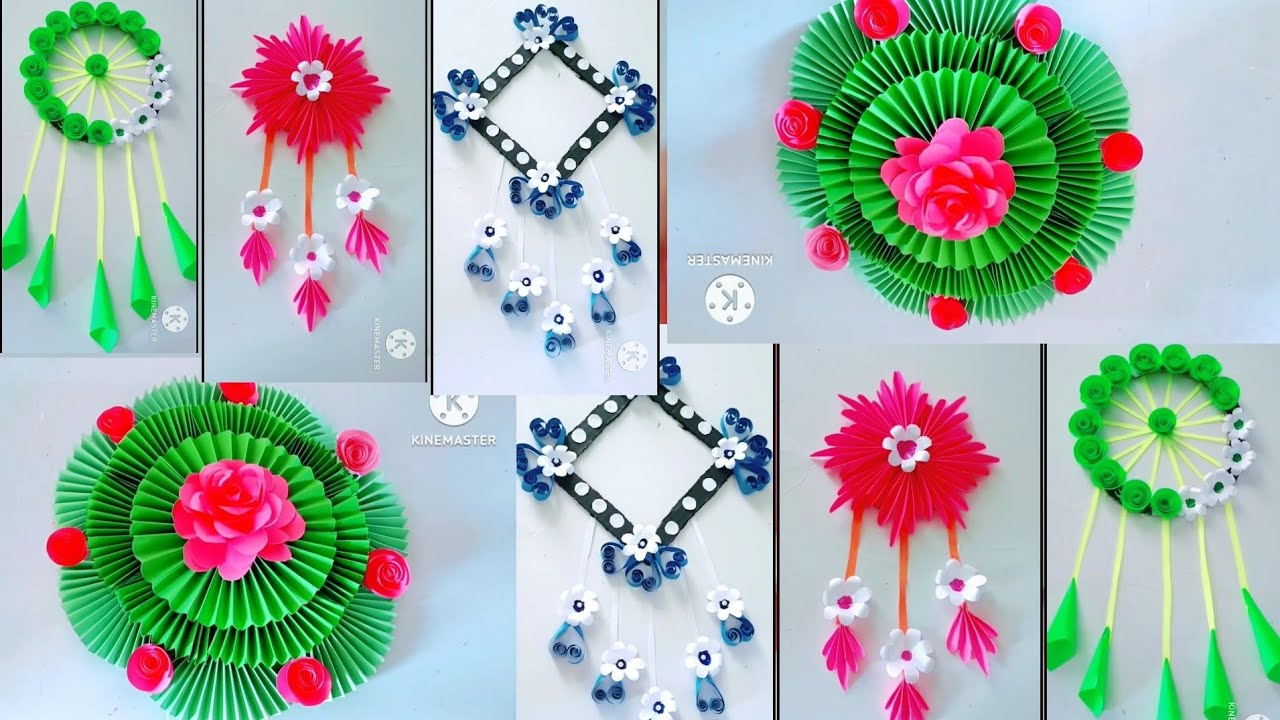 4 Easy and Beautiful Wall Decor Ideas / Home Decoration Ideas/ Easy ...