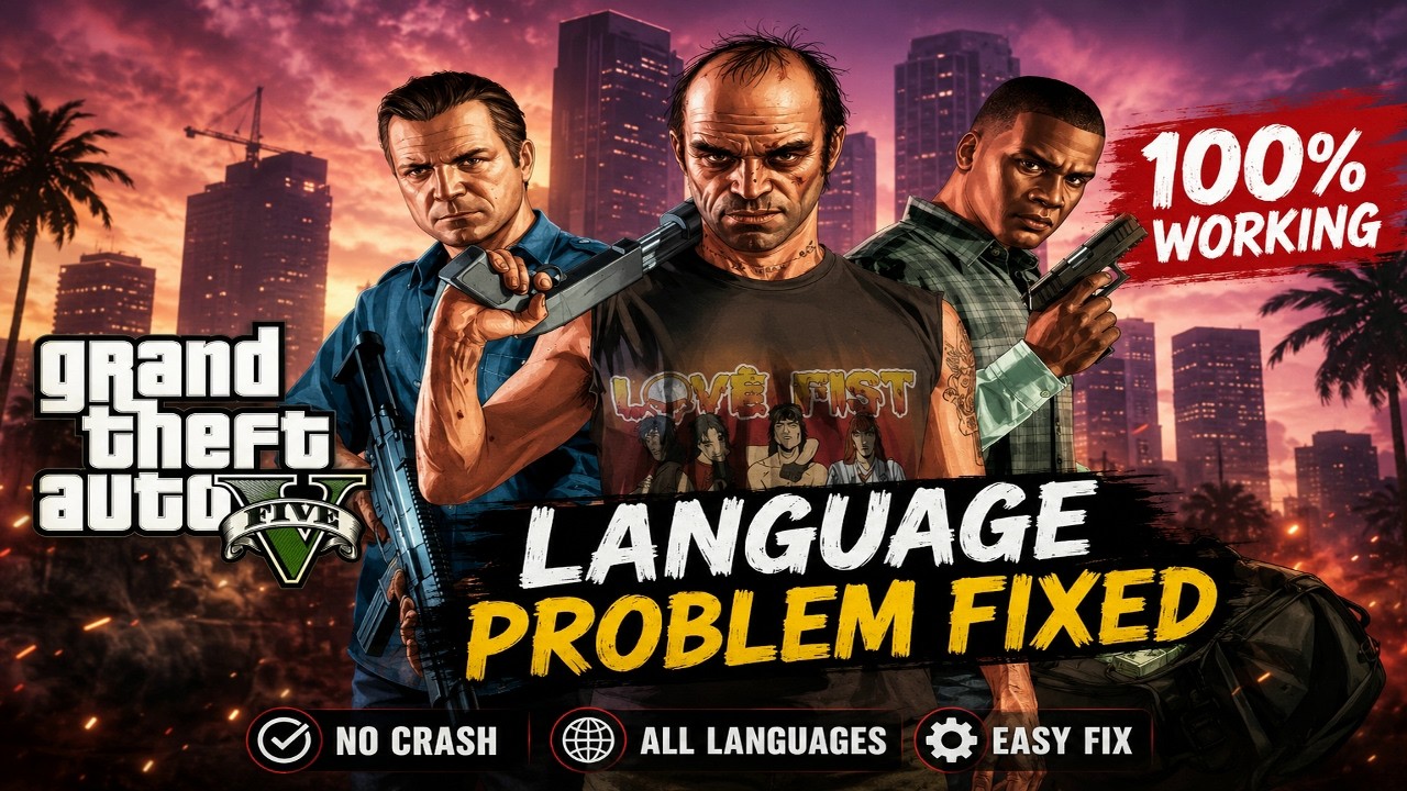 How to change language in GTA 5 - YouTube