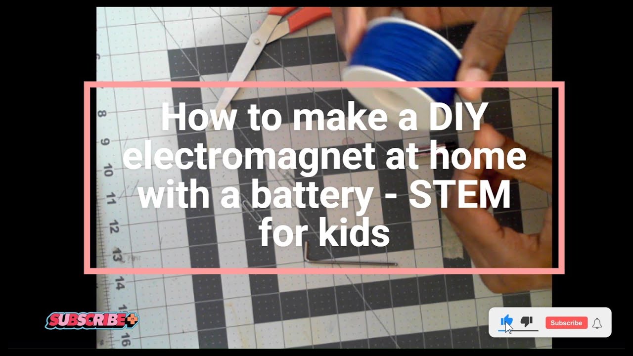 elementary science fair project ideas : How to make a DIY electromagnet ...