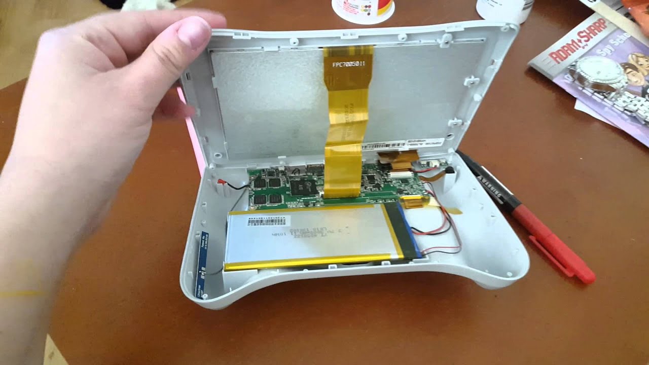 How to take the screen off the Ematic Funtab Pro - YouTube