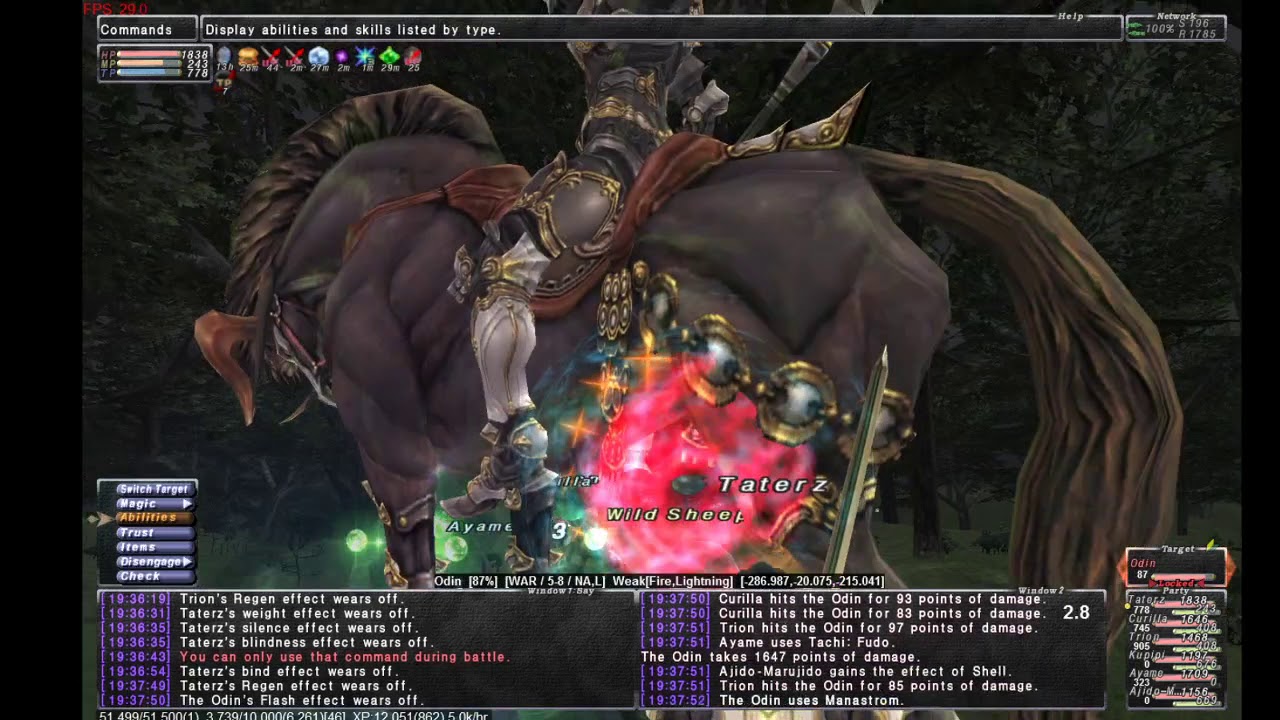 Valhalla FFXI - Mega Sheep Custom Roaming NM - YouTube