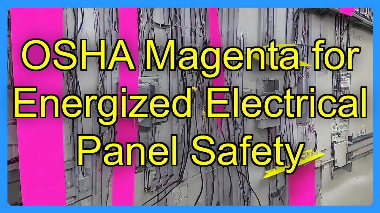 OSHA Magenta for Energized Electrical Panel Safety - YouTube