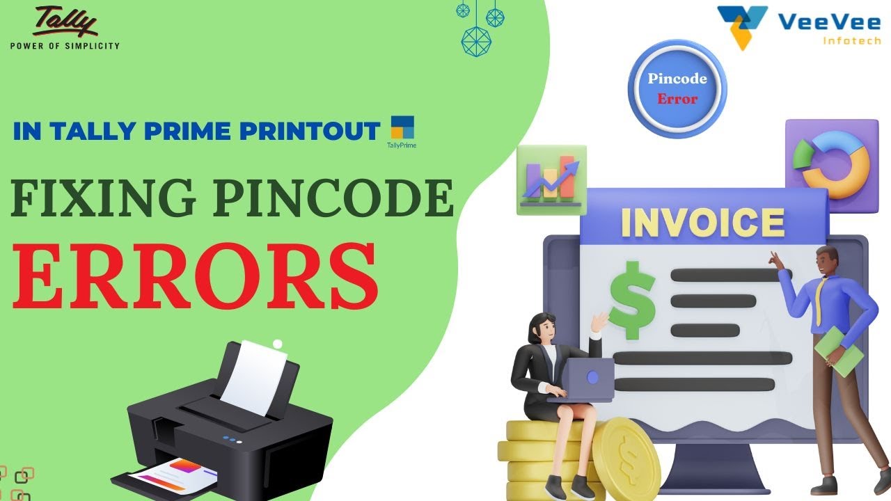 How to Resolve Pin code Print Issues in Tally Prime – Quick & Easy Fix ...