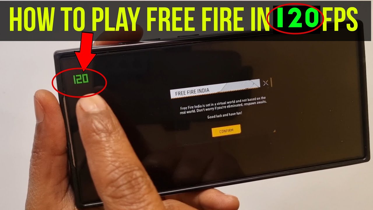 How to play at 120 FPS in Free Fire | Playing Free Fire 120 FPS | How ...